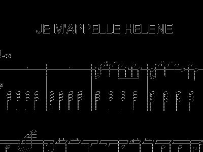 Je M Appelle Helene Helene Rolles 钢琴谱 五线谱