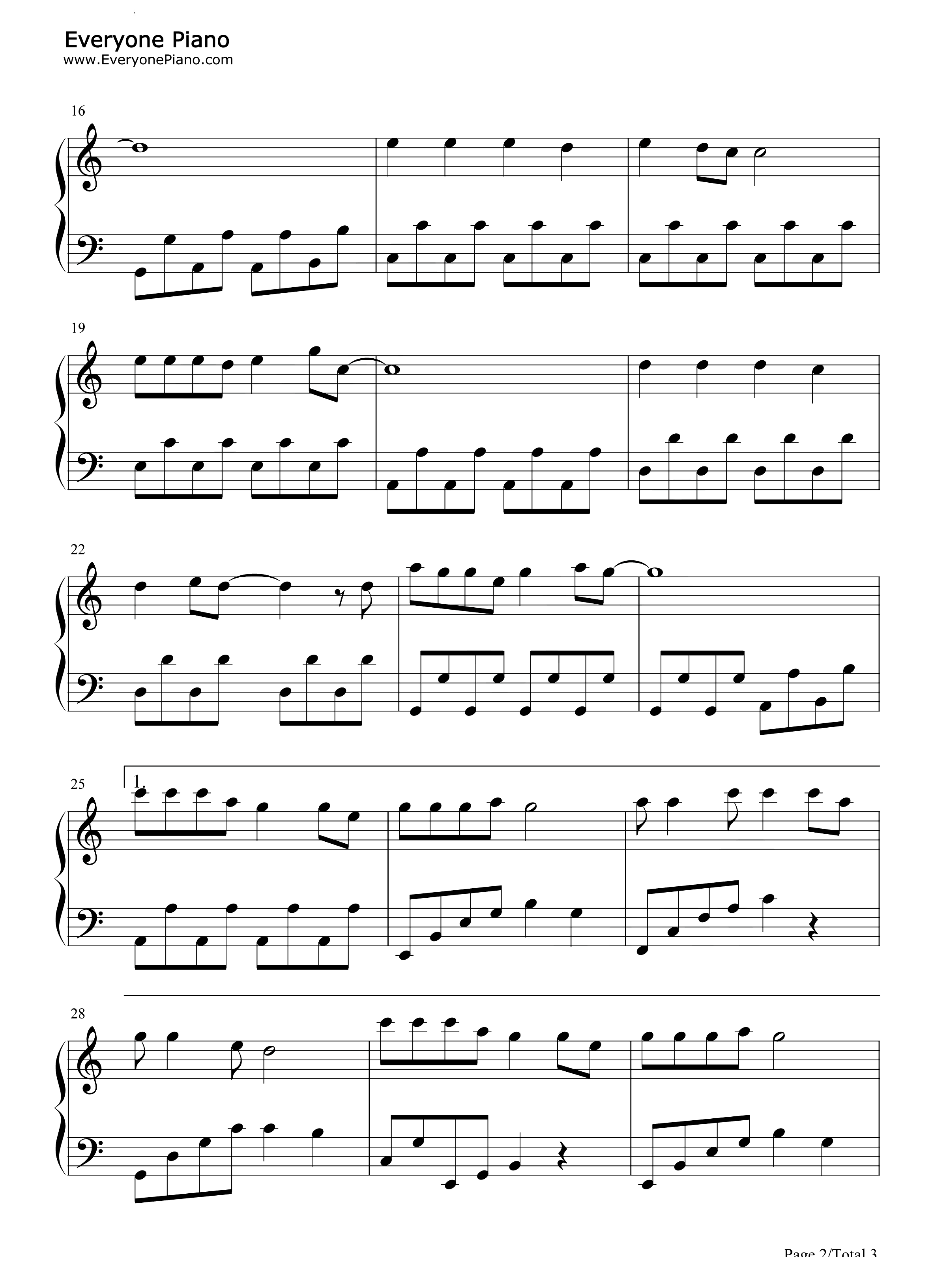 快点告诉你动画城主题曲 苑冉 钢琴谱 简谱